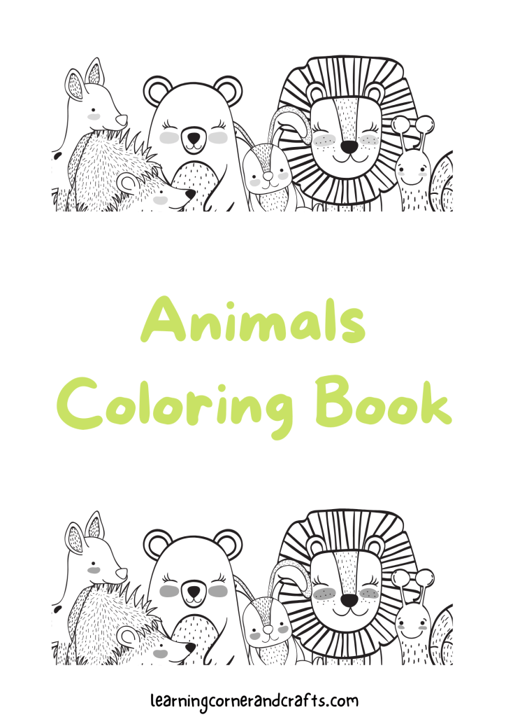 Χρωμοσελίδες με Ζώα – Learning Corner and Crafts